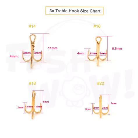 Treble Hook Size 20