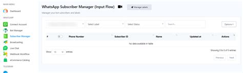 Whatsapp Input Flow Chatbasha Doc
