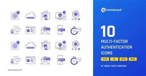 Multi Factor Authentication Icon Pack 10 Free Download Crime And Security Icons Iconscout