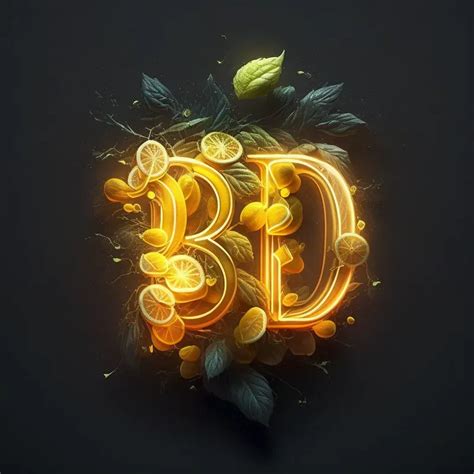 Fruit Made Lettering Logos Midjourney Prompt Promptbase