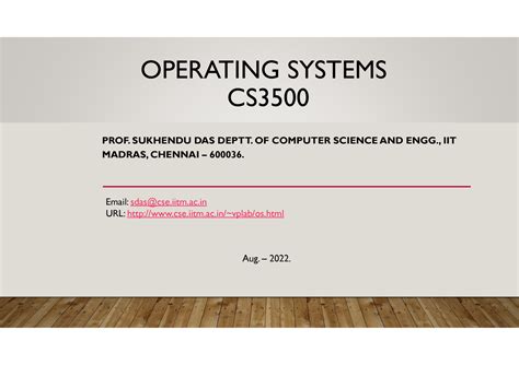 Ch 6 Process Synchronization Operating Systems Cs Prof Sukhendu Das Deptt Of Computer