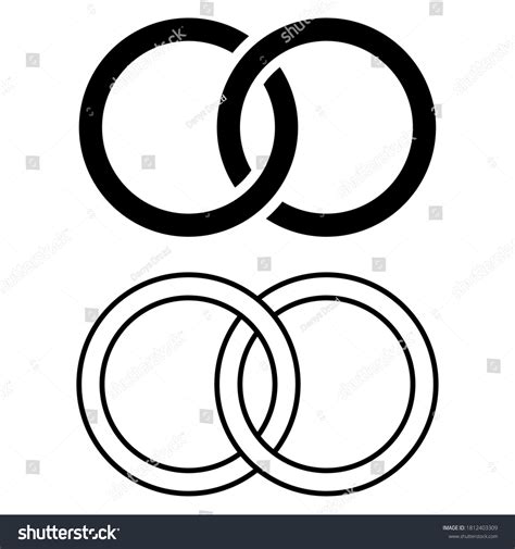 Interlocking Icon Vector Set Combine Illustration Stock Vector Royalty Free 1812403309