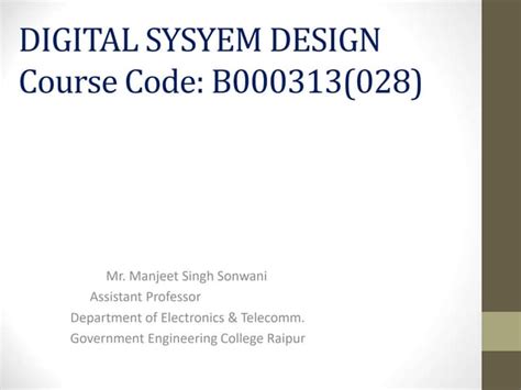 Minimization Technique Ppt