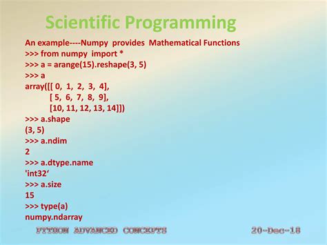Advanced Concepts In Python Ppt