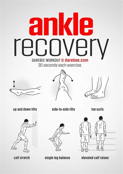 Printable Ankle Strengthening Exercises