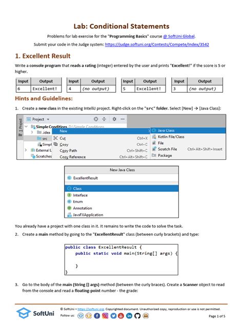022 Pb Java Conditional Statements Lab Pdf
