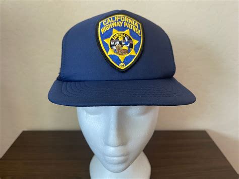 Chp California Highway Patrol Super Vintage Police Snapback Truckers