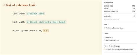 markdown reference style links unsupported while in standard md spec