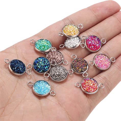 Badu Bg Конектори от неръждаема стомана 304 за гривна обеца колие изработка на бижута 14 мм