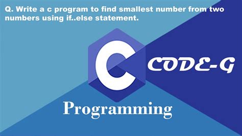 14 Find Smallest Number Using Ifelse Statement Youtube