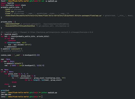 exploiting insecure flask debugger console