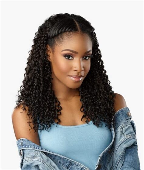 Variation 7477 Of Sensationnel Textured Clip Ins Weave Curls Kinks N