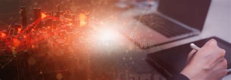 Advanced Programmer Working With Computer Build Smart City Network