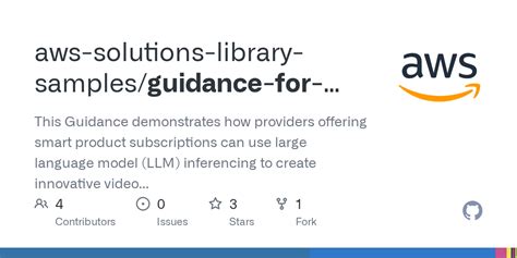 Github Aws Solutions Library Samplesguidance For Multimodal Video Analytics Of Smart Product