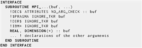 Mpi For Different Fortran Standard Versions