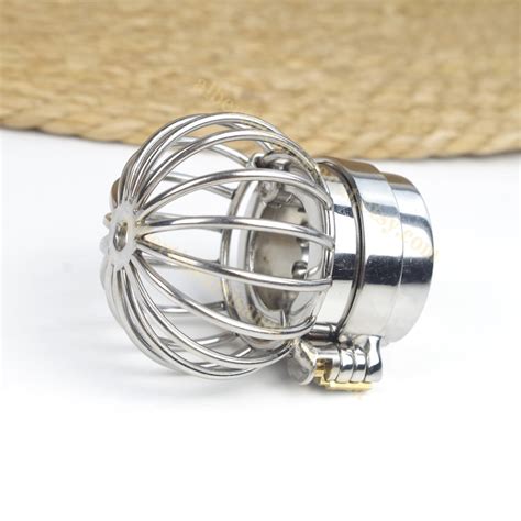 Gravity Stretch Scrotum Testicle Chastity Cage Customizable Stainless Steel Male Testis Stretch