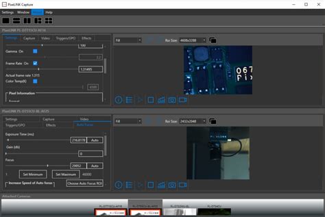 Layout Pixelink Capture Pixelink Support