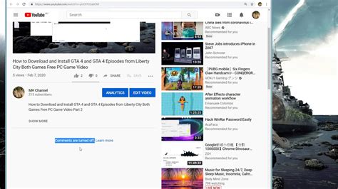 How To Turn On Comments On Youtube Video Youtube