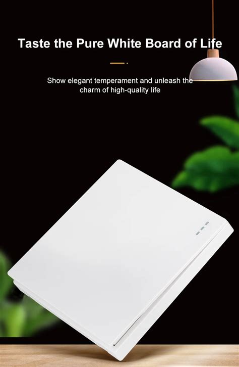 Customized British Modern Pc Panel Push Button Wall Light Electric Switch Uk Standard Buy Gang