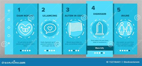 Lgbt Lgbtq Movement Linear Vector Onboarding Stock Vector Illustration Of Community Gender