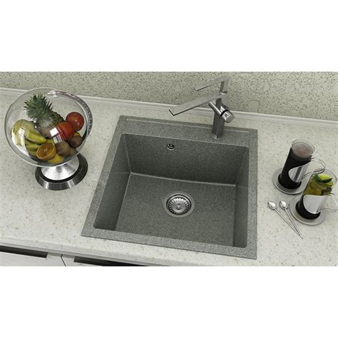 225 Graniksit Единична мивка Fat 225 Граниксит 51x51см Мивки Л