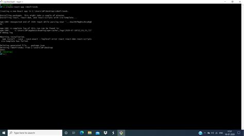 Error In Starting React · Issue 9324 · Facebookcreate React App · Github