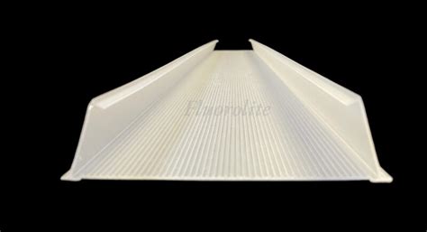 LED Wrap Around Light Diffuser Frosted Ribbed S 6 3 8 X1 1 2