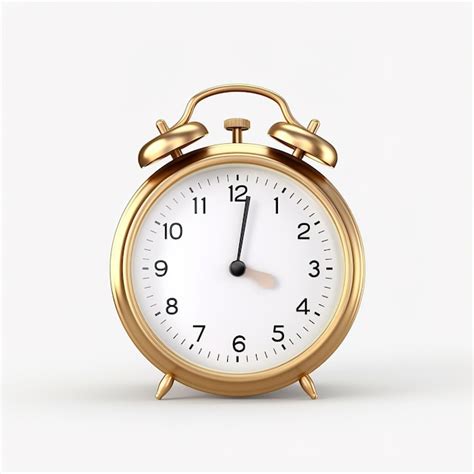 Premium Photo Timer On Isolate White Background