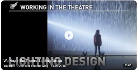 Pre Workshop Videos And Articles To Inspire You Theatre Lighting Workshops