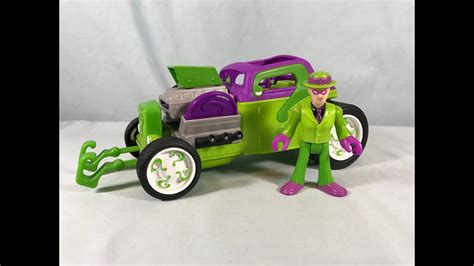 Imaginext Dc Super Friends The Riddler Hot Rod Review Youtube