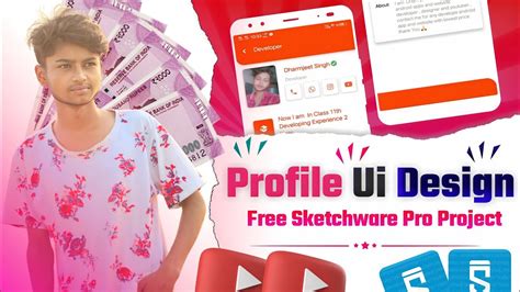 Profile Ui Design Sketchware Pro Project User Profile Ui Design Free Sketchware Swb File
