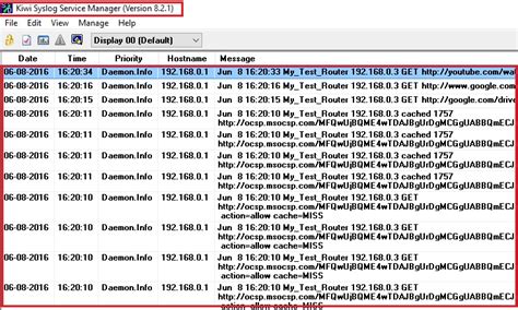 Life Is Routing MikroTik Kiwi Syslog Configuration