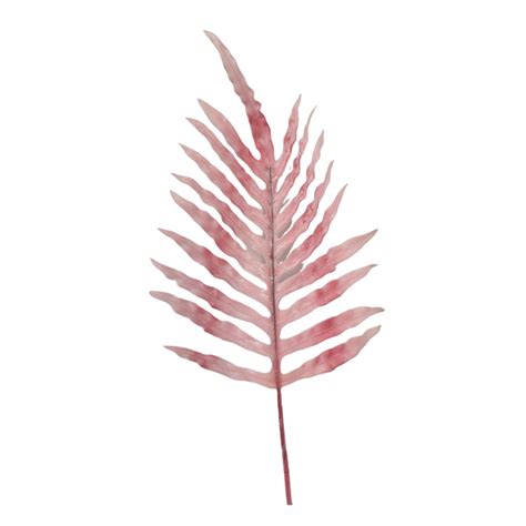 105cm Philo Finger Leaf Pink