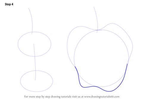 How To Draw An Apple Fruits Step By Step DrawingTutorials Com