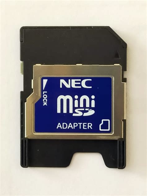 Yahooオークション Minisd→sd 変換アダプター ミニsdカード Nec Sd