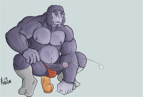 Rule 34 Ape Cum Cumshot Dildo Furry Gorilla Male Male Only Montezuma