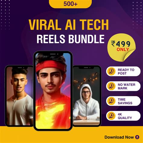 500 Viral Ai Tech Reels Bundle