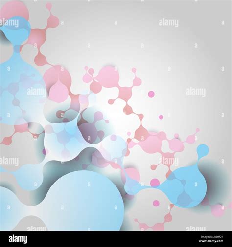 Abstract Network Design With Molecular Structure Stock Vector Image Art Alamy