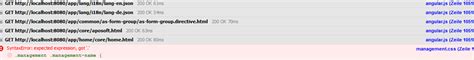 Javascript Css File Syntaxerror Expected Expression Got