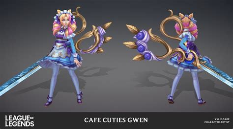 Jumaralo Hex On Twitter Cafe Cuties Gwen D Model League Of Legends By Kylie Gage Https