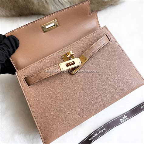 Hermes Mini Kelly Ii Quebracho Chèvre Mysore Ghw Timeless Luxuries