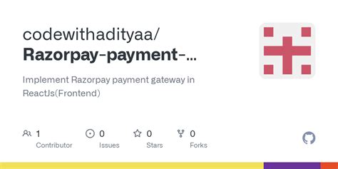 Github Codewithadityaarazorpay Payment Gateway In Reactjs Frontend