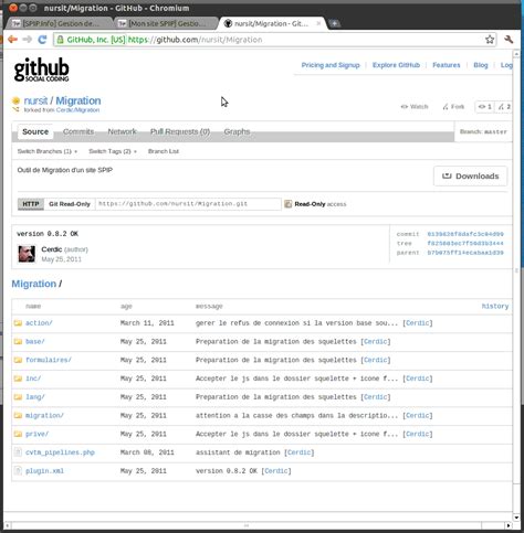 Le Plugin Migration Pour Spip Nursit