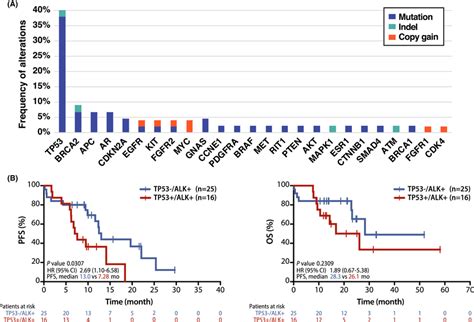 Survival Analysis According To Co‐occurrence Of Tp53 Alteration In The Download Scientific