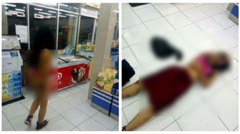 Perempuan Ini Nyaris Tanpa Busana Masuk Ke Minimarket Tribunjabar Id