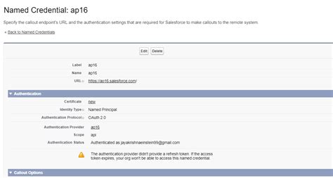 Integration Between Salesforce Orgsconnecting 2 Salesforce Orgs Using Named Credentials