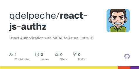 Github Qdelpechereact Js Authz React Authorization With Msal To Azure Entra Id