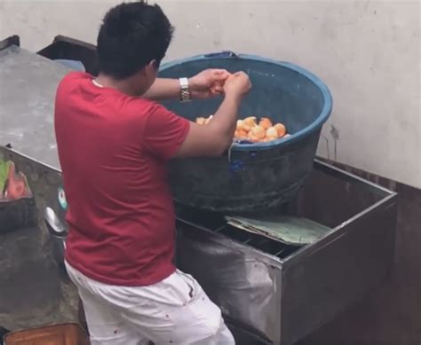 Disgusting Production Of Kwek Kwek Street Food Caught On Camera