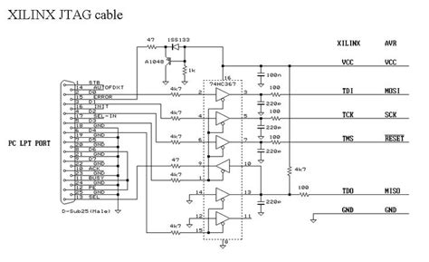 Xilinx Jtag Programmer Circuit Diagram