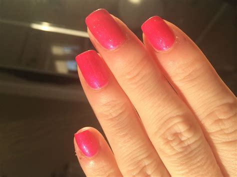My Shellac Nails Shellac Glitter Pink Nails Shellac Nails Shellac